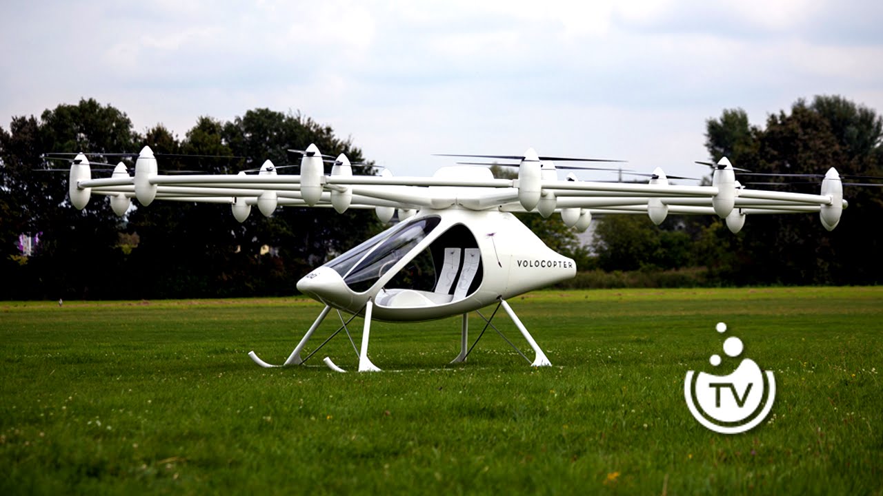 | VOLOCOPTER VC200, EL PRIMER DRONE PARA USO PERSONAL | - YouTube