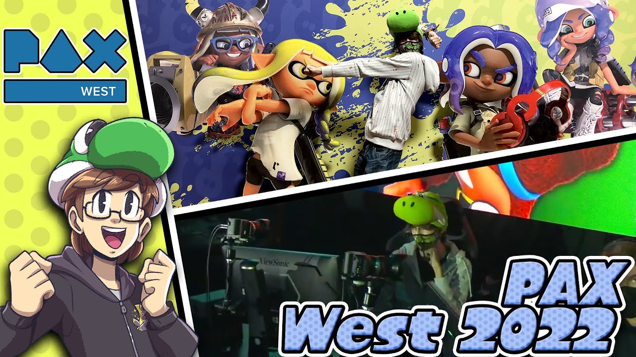 Yoshiller at PAX West 2022 vlog! (Splatoon 3 Nintendo Booth, PAX Arena ...