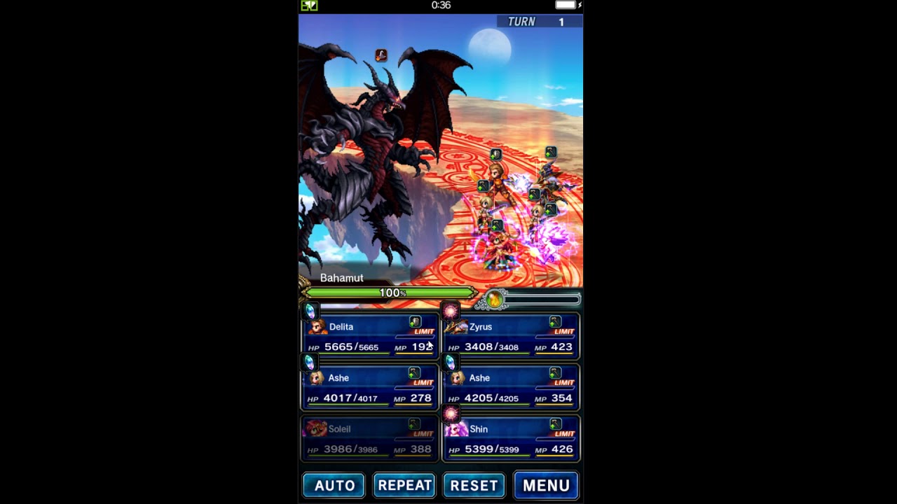 Mitch3ll - FFBE Eternal Summit OTK Unlock Bahamut - YouTube