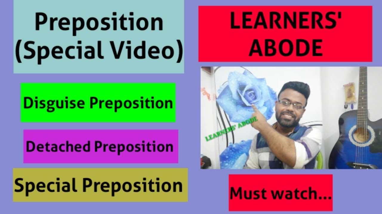 Preposition in English Grammar I Disguise Preposition I Detached ...