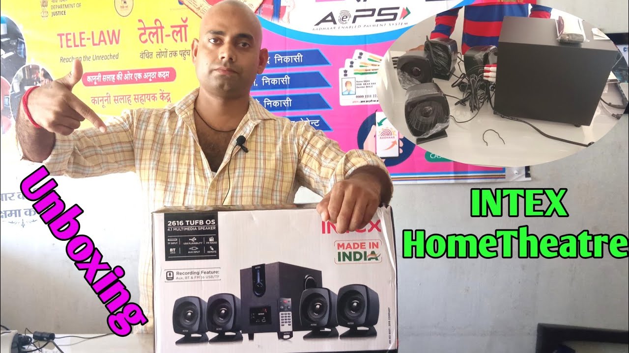 Intex IT -2616 BT 55 W Bluetooth Home Theatre Unboxing & Review । - YouTube