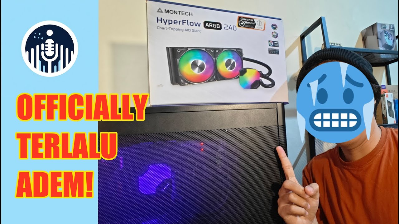 TERLALU ADEM‼️ | Montech HyperFlow ARGB 240 Review - YouTube