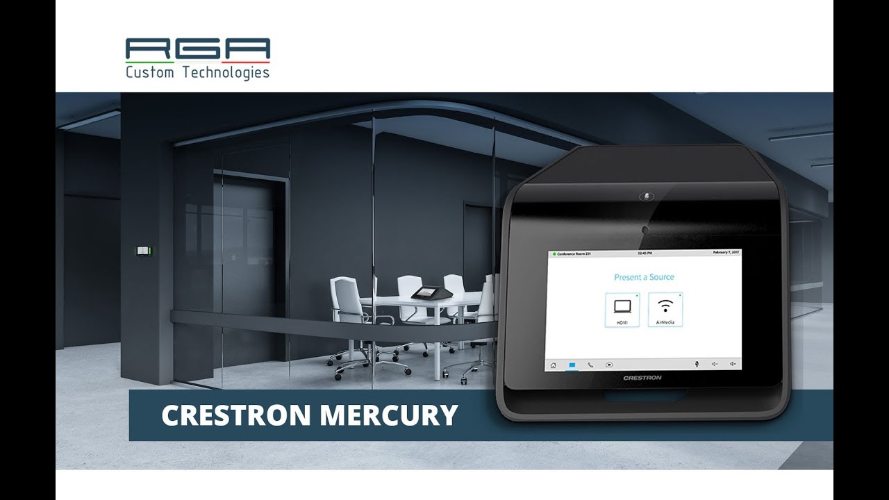 Crestron Mercury Sistema all-in-one per sale conferenza - YouTube