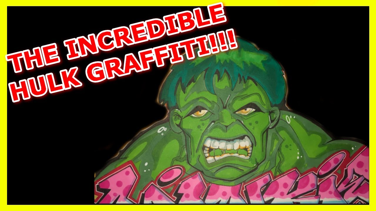 INCREDIBLE HULK GRAFFITI BLACKBOOK 2019 1080P HD TIMELAPSE - YouTube