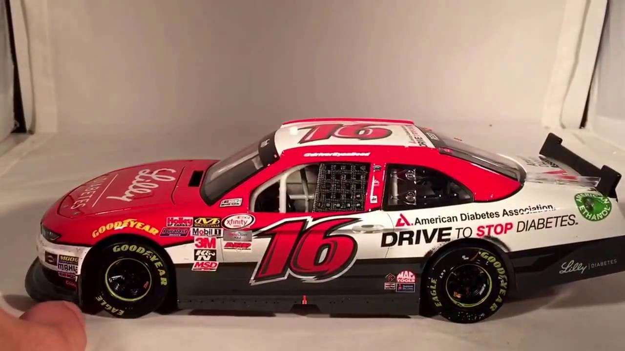 Review: 2015 Ryan Reed #16 Lilly Diabetes Ford Mustang Daytona Win 1/24 ...