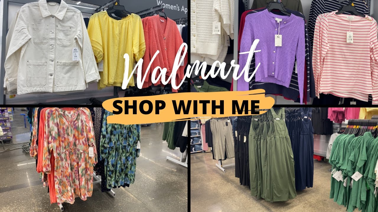 WALMART WOMEN’S CLOTHES SHOP WITH ME ️ WALMART SPRING CLOTHING ️ ...