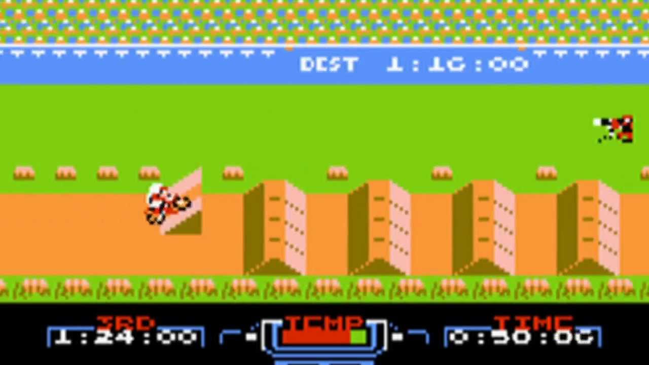 Let's Play Excite Bike for NES!! - YouTube