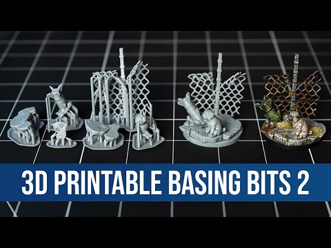 Make Awesome Bases Easily With 3D Printed Basing Bits - YouTube