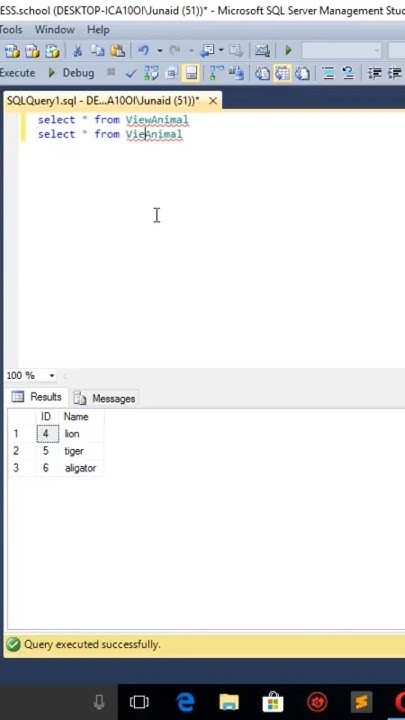 SQL CREATE VIEW Statement - YouTube