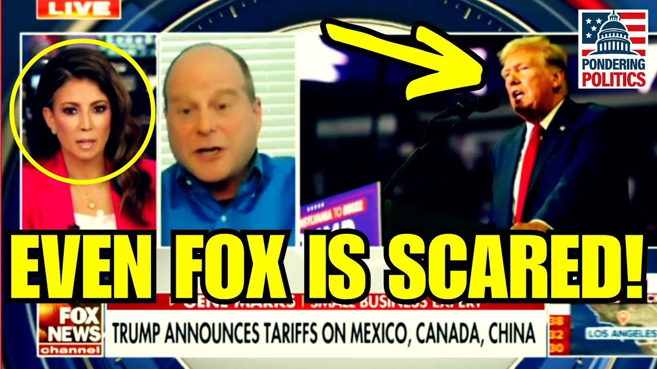 Watch MAGA Fox News Host VISIBLY PANIC ON AIR Over Trump Tariffs! - YouTube