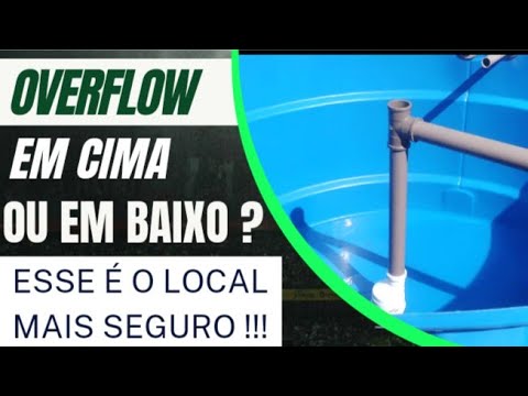 Overflow em cima ou em baixo ? Vejam o local mais seguro para se por o ...