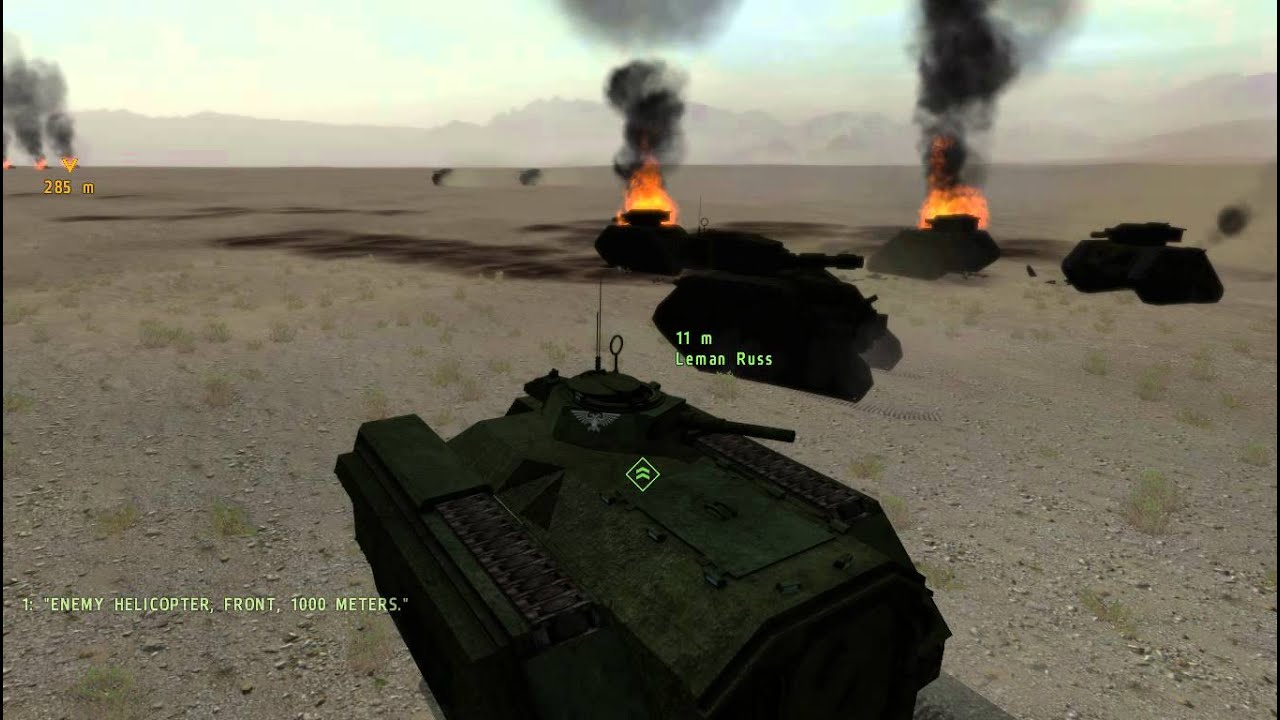 ARMA II Warhammer 40K mod Desert Battle Test - YouTube