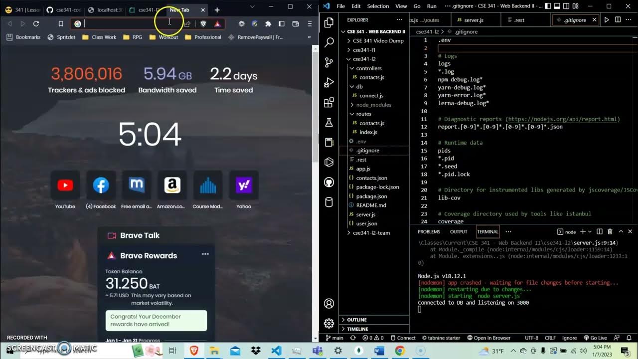 CSE 341 - Lesson 2 - YouTube