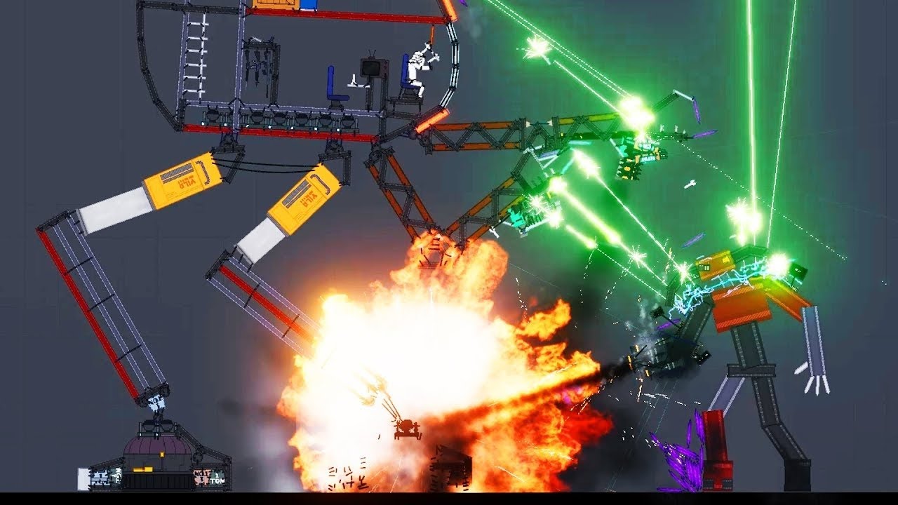 People Playground | Which Machine Is The Most Powerful? - Giant Mechs ...