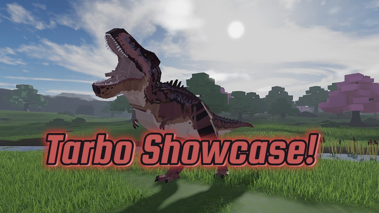 New Tarbosaurus Update Showcase! | Jurassic Blocky Roblox - YouTube
