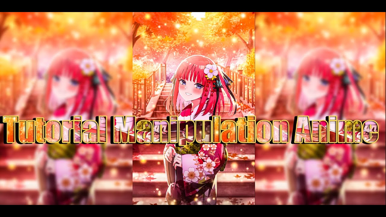 Perspective with the character Photo Manipulation Anime Speed Art ...