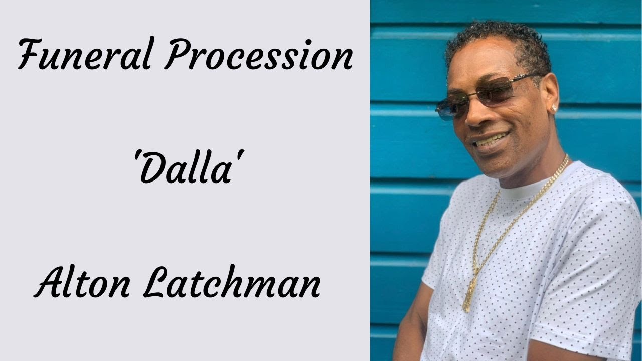 Alton Latchman Funeral Procession - YouTube