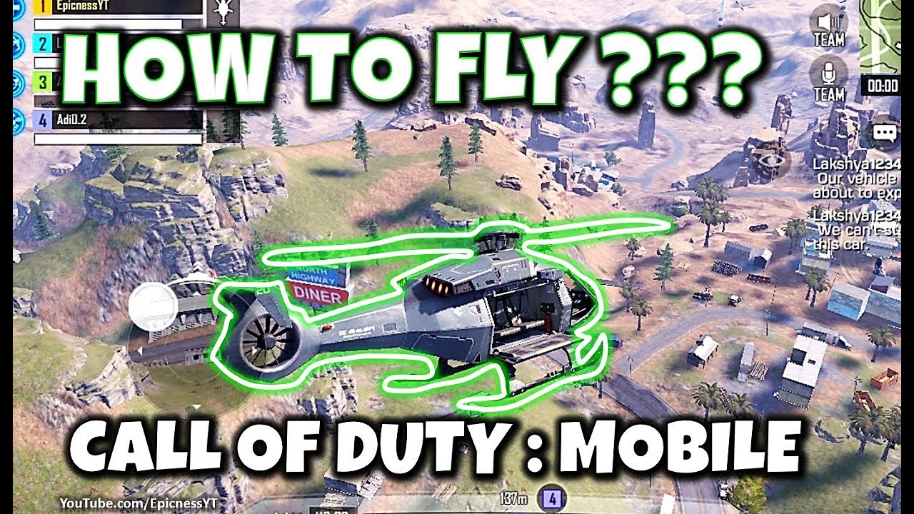 NEW Helicopter | Call Of Duty Mobile | How To Fly Helicopter ? - YouTube