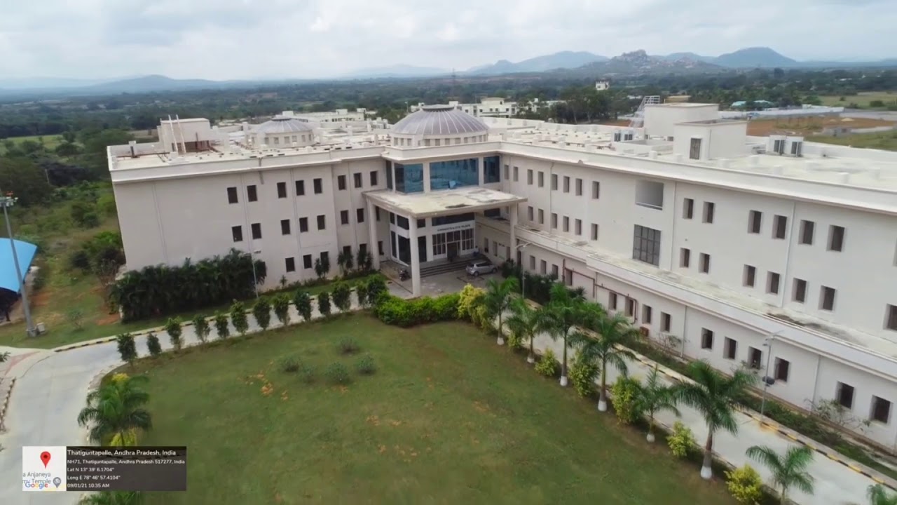 JNTUA College of Engineering Kalikiri Aerial View - YouTube