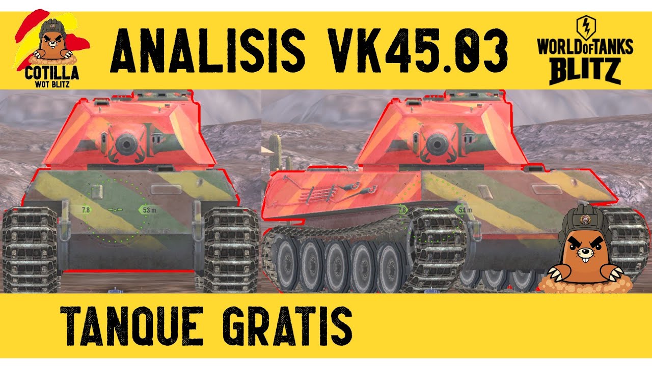 Como usar VK 45.03 WoT Blitz en español | Merece la pena VK 45.03 ...