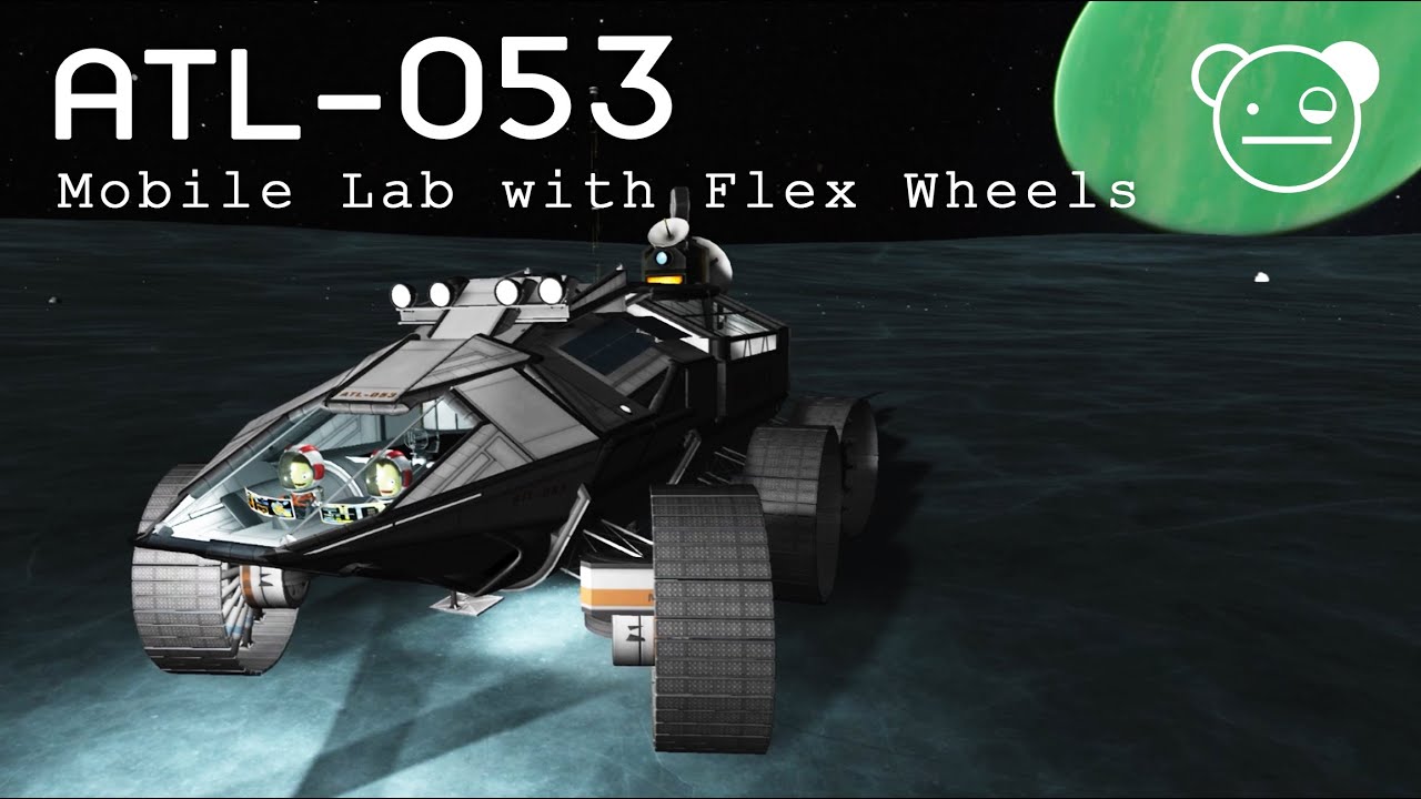 KSP: Flex Wheel Rover with extendable Laboratory - YouTube