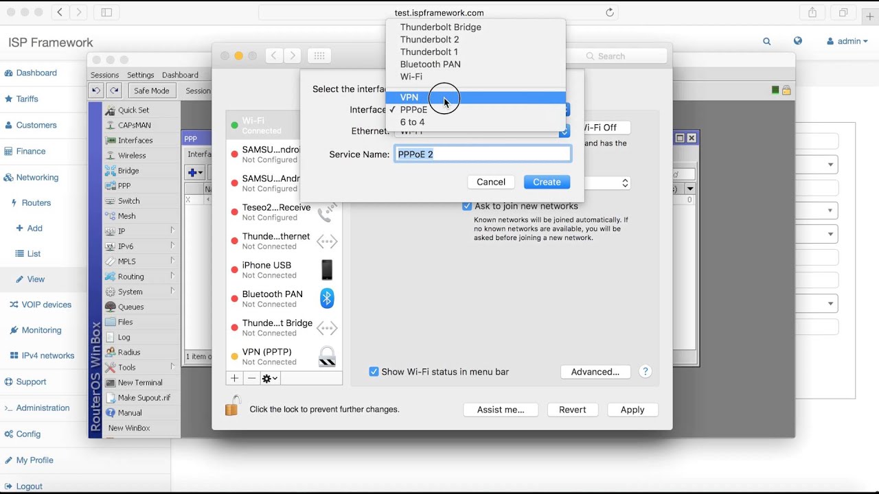 Radius configuration MikroTik with ISP Framework Splynx - YouTube