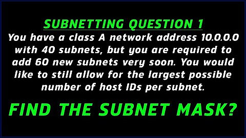 Top 100 Subnetting Question & Answers For Beginners - YouTube