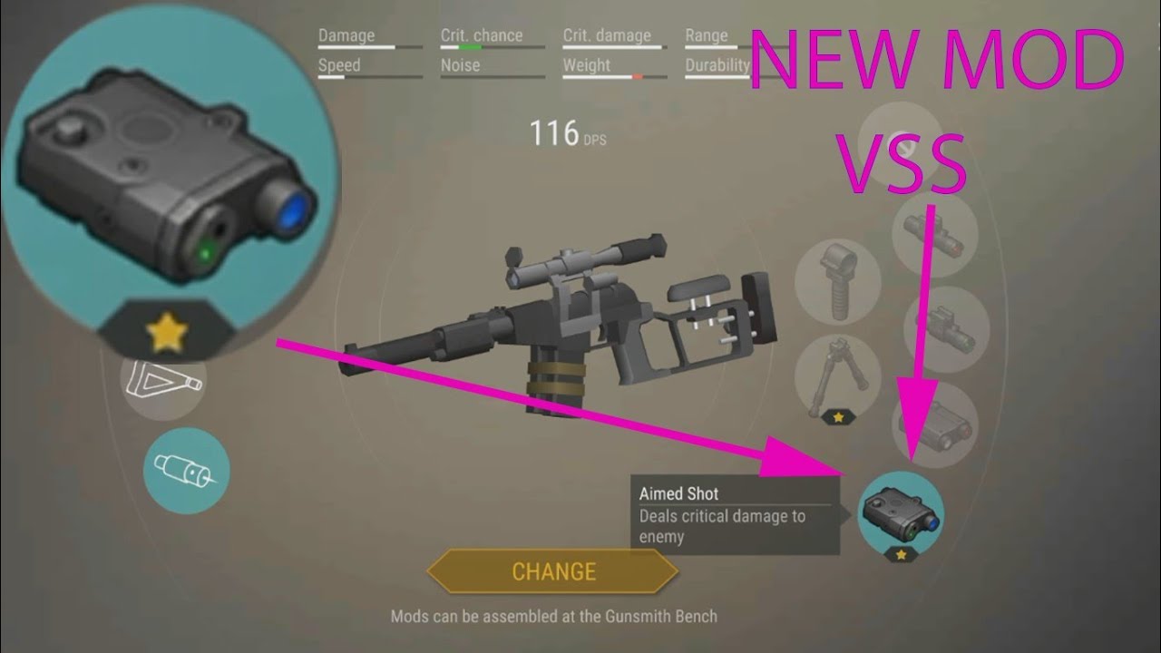 vss ATPITAL 2 MOD AIM SHOT WEAPON UPDATE IN VSS SNIPER - YouTube