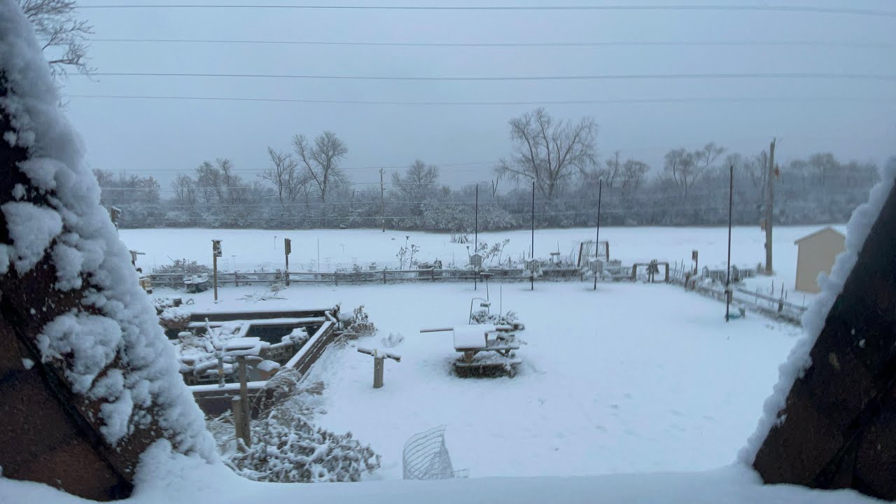 🤯SURPRISE SNOW FALL!!!😍 - YouTube