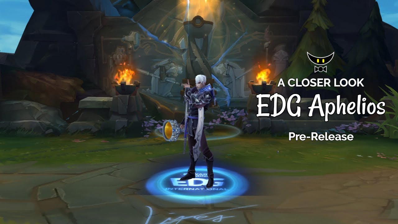 EDG Aphelios Epic Skin (Pre-Release) - YouTube