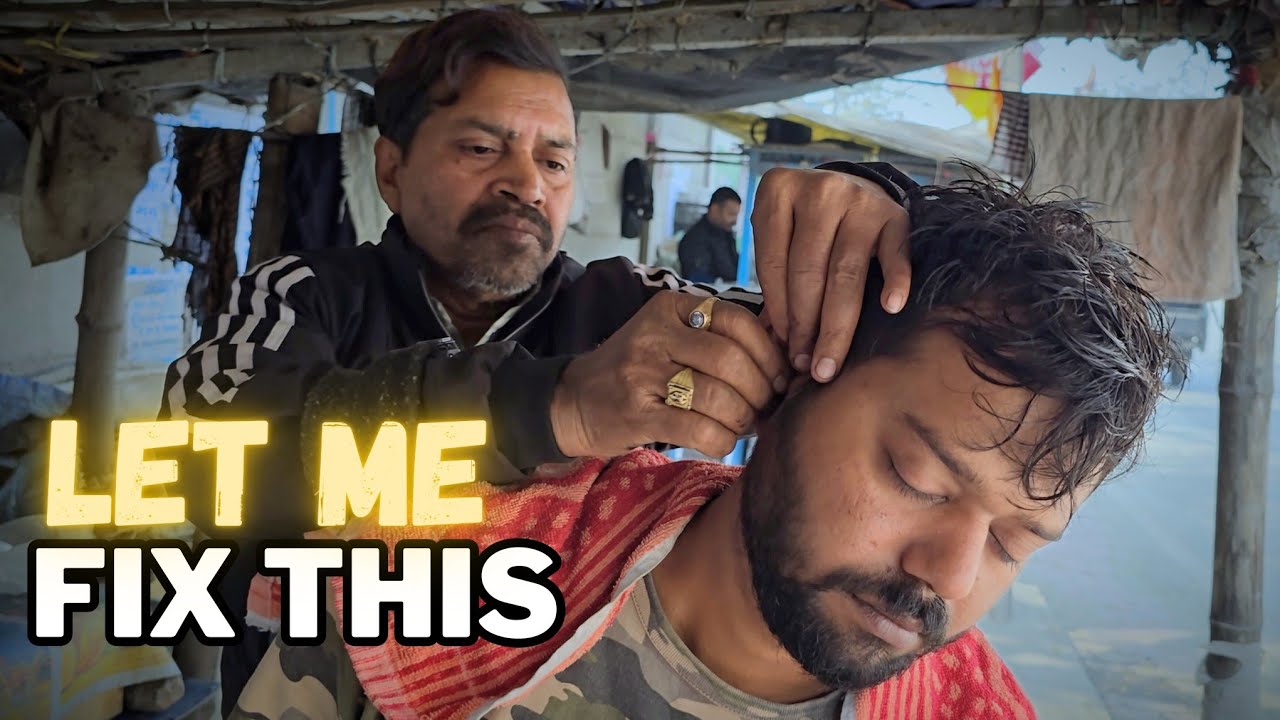 Head & Back massage with forehead rub and ear | Best places to relax ...