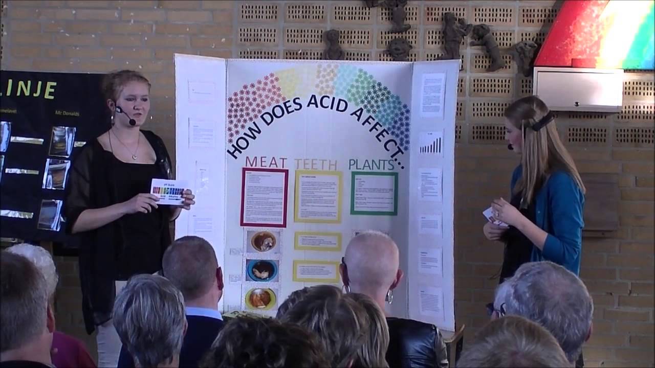 Parkskolen Science Fair Projects efteraar2013 - acid - YouTube