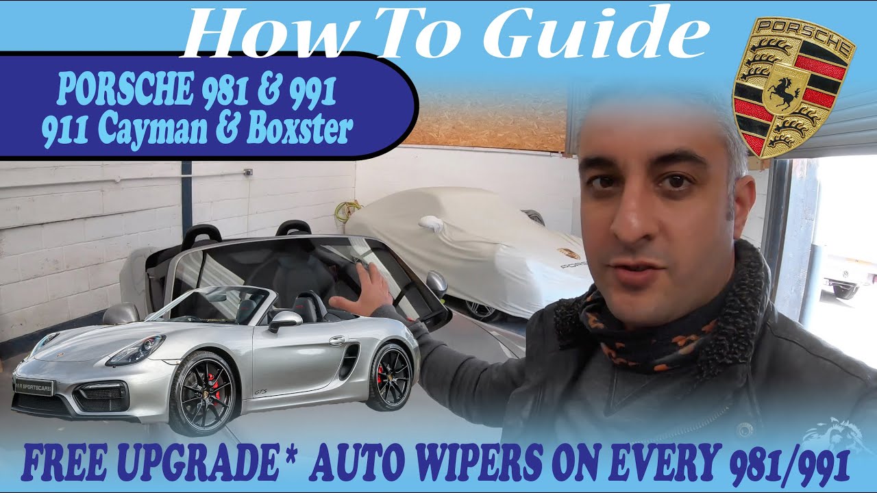 981 & 991 Programming Auto Wipers Rain Sensor - Ask your Porsche Dealer ...