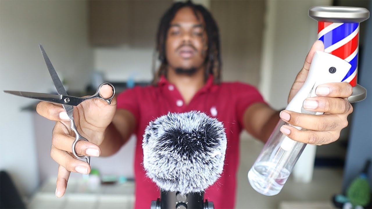 [ASMR] The MOST realistic barbershop haircut EVER💈 - YouTube