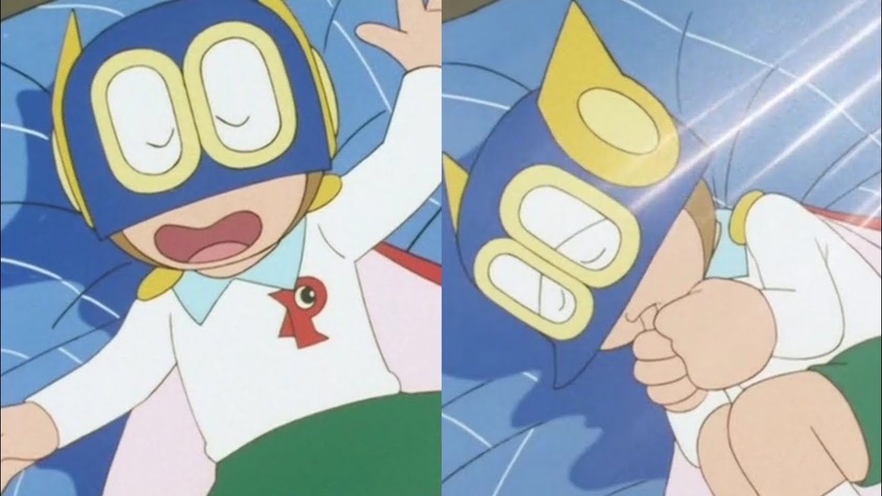 Perman enjoys Sleeping in the sky #Perman #Pako #パーマン - YouTube