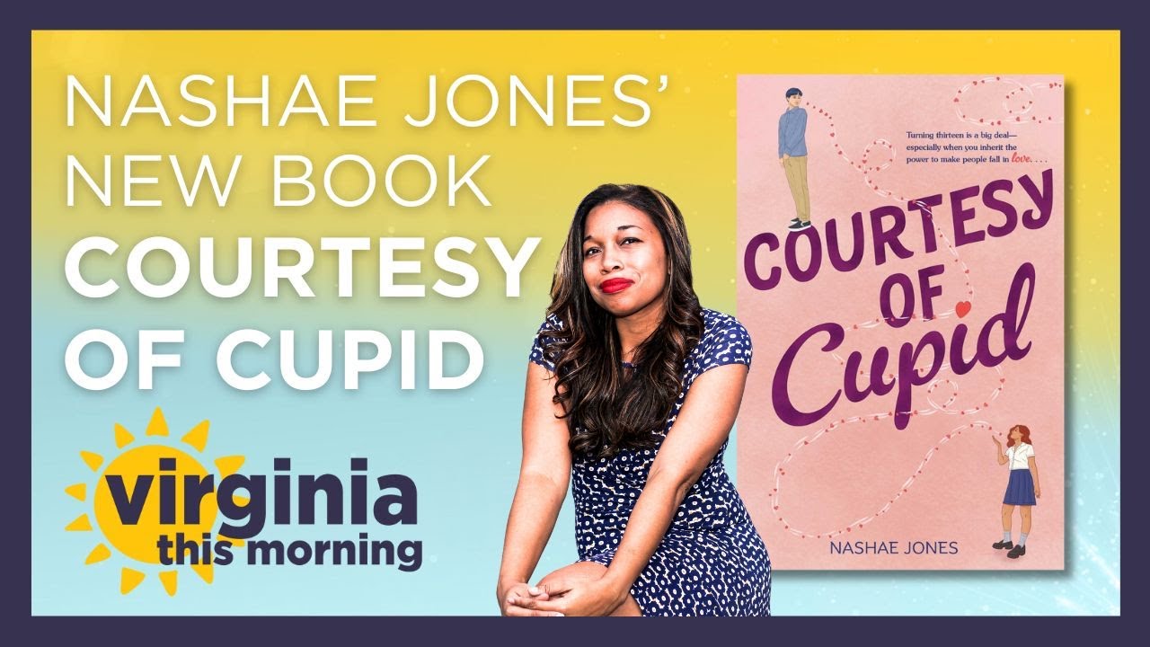 Nashae Jones talks to VTM about her new book 'Courtesy of Cupid' - YouTube