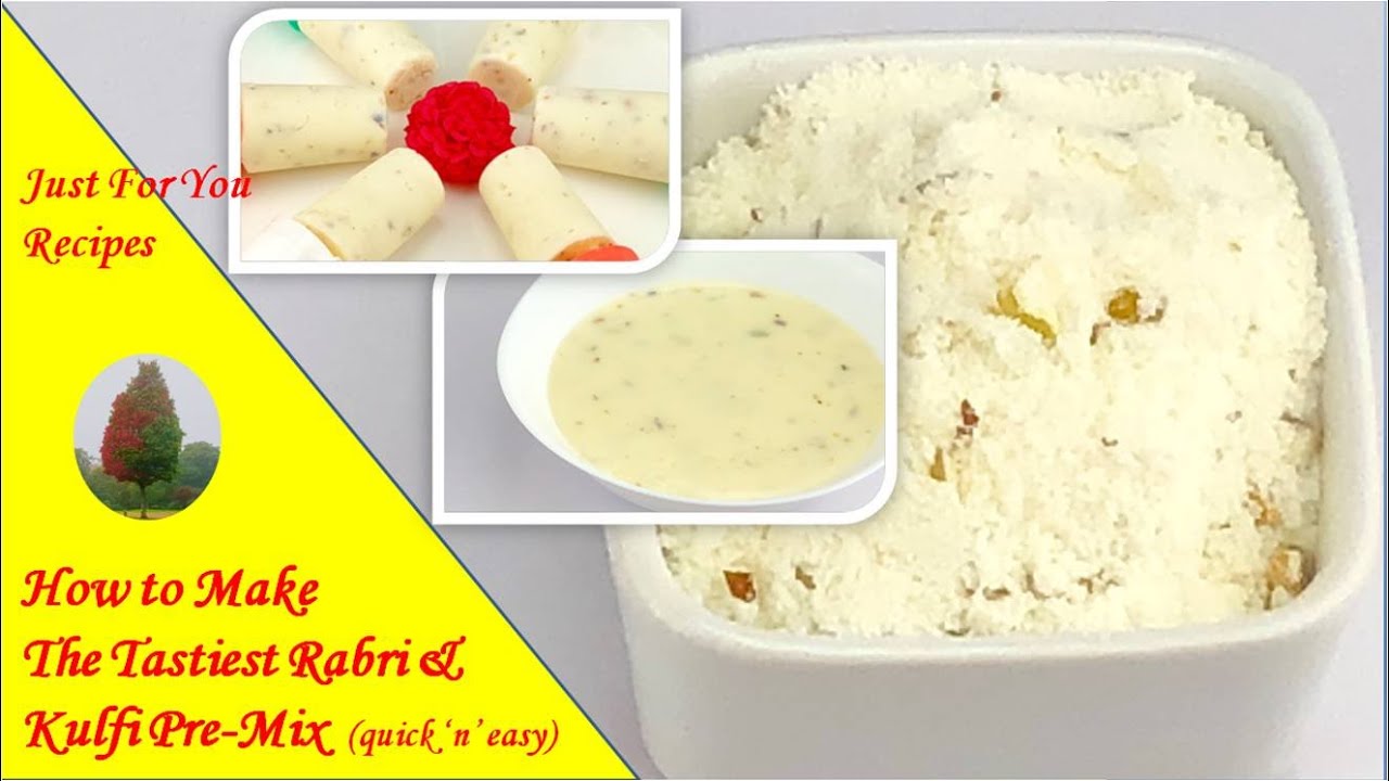 How To Make The Tastiest Rabri and Kulfi Pre-Mix - YouTube