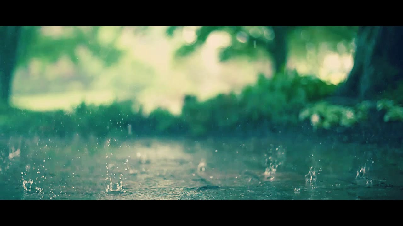 Rain drops video that will make you feel fresh and happy (In superslow ...