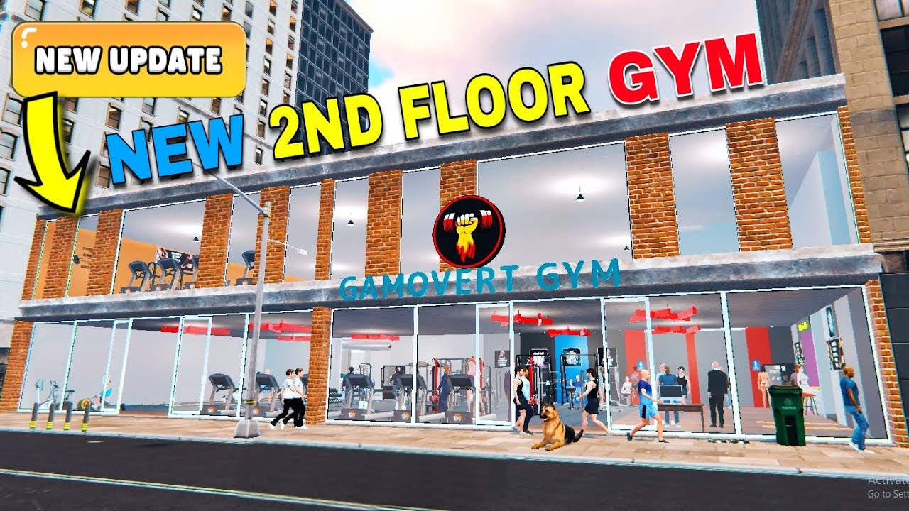 BUILD 2ND FLOOR IN MY GYM || GYM SIMULATOR 24 - YouTube