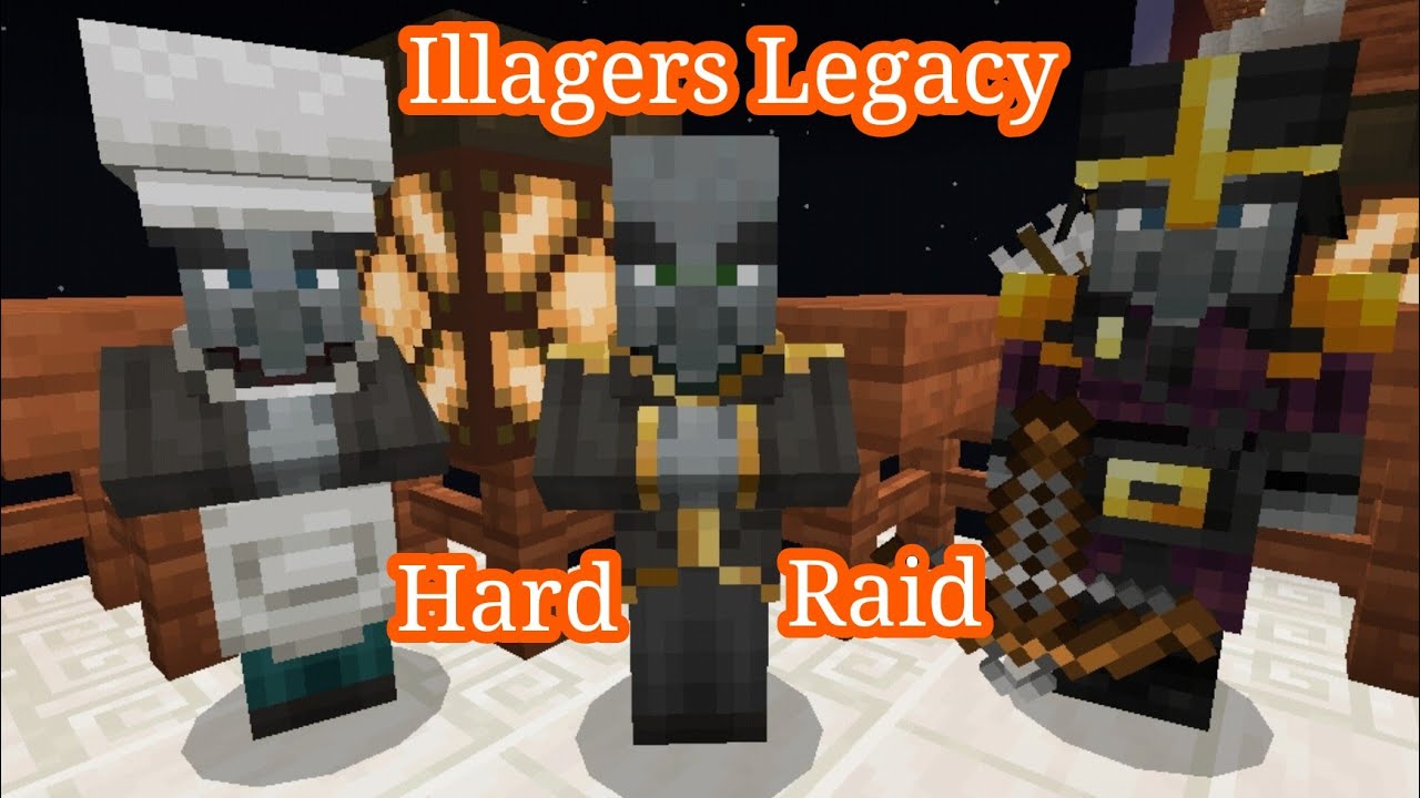Villager Guards VS New Illager Raid | "Villagers And Illagers Legacy ...