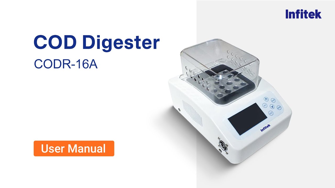 Operation Video | COD Analyzer COD Y1001, COD Digester CODR 16A—Infitek - YouTube