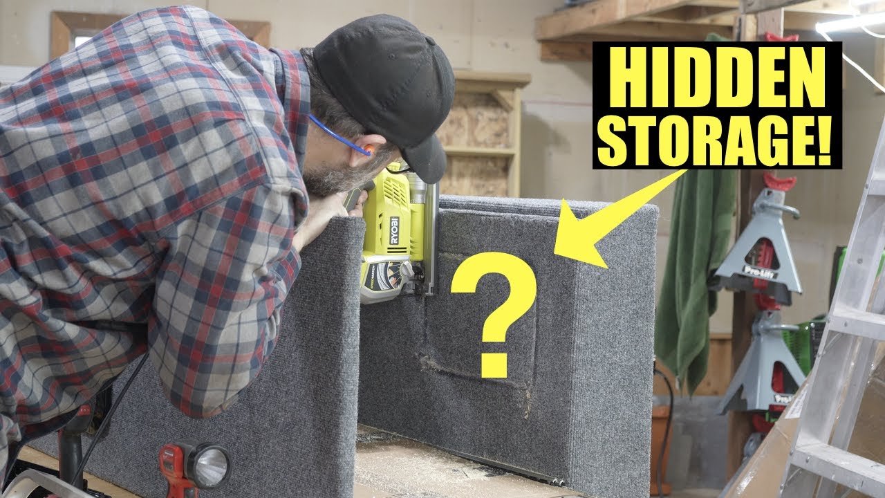 Hidden Storage In My Camper Build - Hide Things - Ram 2500 Overlanding ...