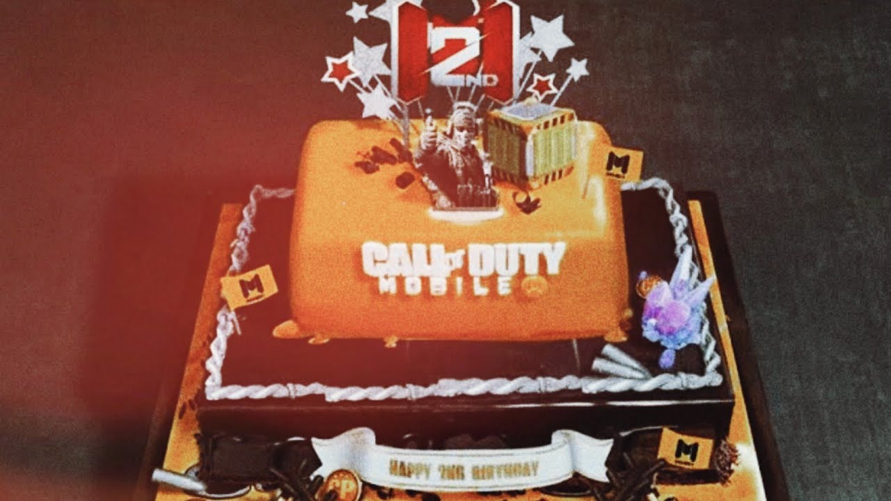 CODM 2nd Anniversary Cake and Balloons in BLACKOUT - YouTube
