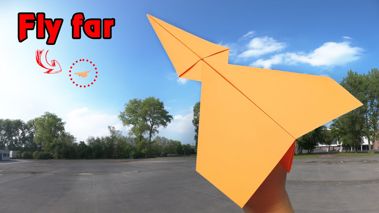 How to make paper plane || Fly Far || Paper plane - YouTube