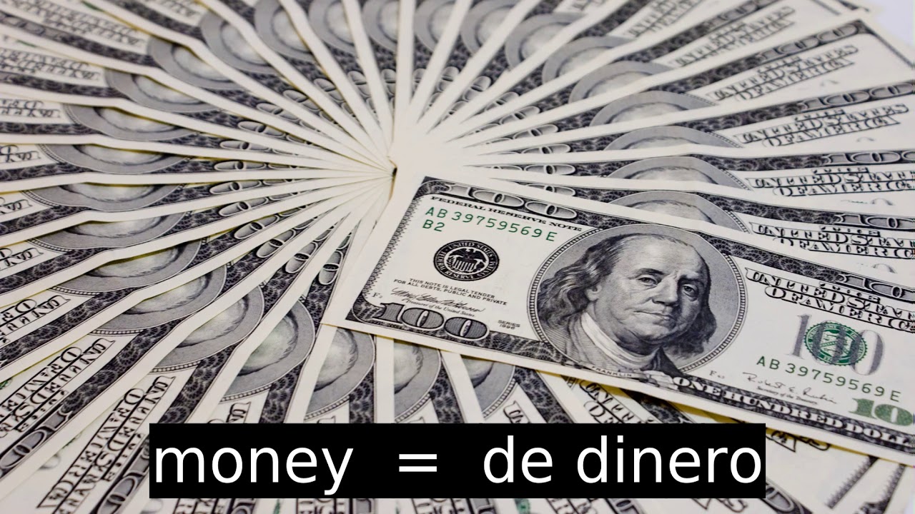 Spanish Study : Money - Estudio Ingles : Dinero - YouTube