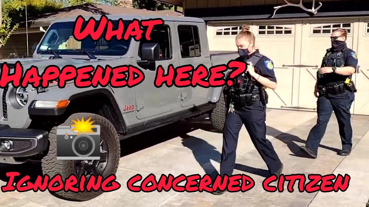 COPS IGNORING CITIZEN WHEN ASKED A QUESTION - 1ST AMENDMENT AUDIT - YouTube