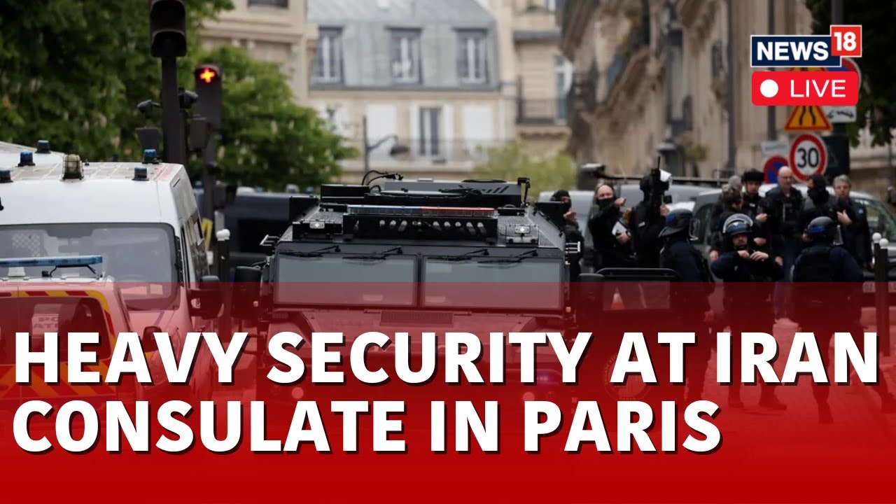Paris News Live | Israel Iran Conflict | French Police Cordon Off Iran ...