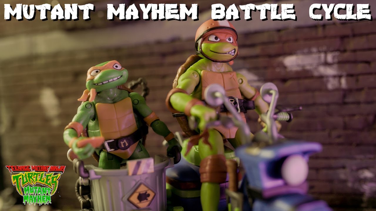 Teenage Mutant Ninja Turtles Movie Toys | Battle Cycle | Mutant Mayhem ...