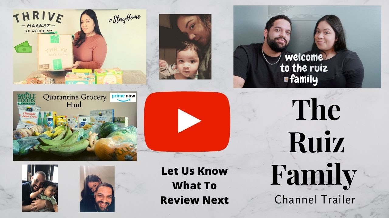 The Ruiz Family Channel Trailer | Subscription Reviews| Lifestyle ...