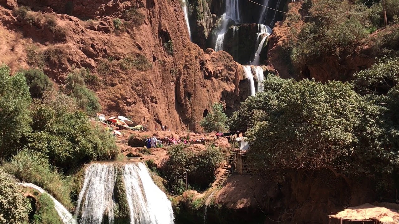 Morocco - Azilal - Cascade Ouzoud - YouTube